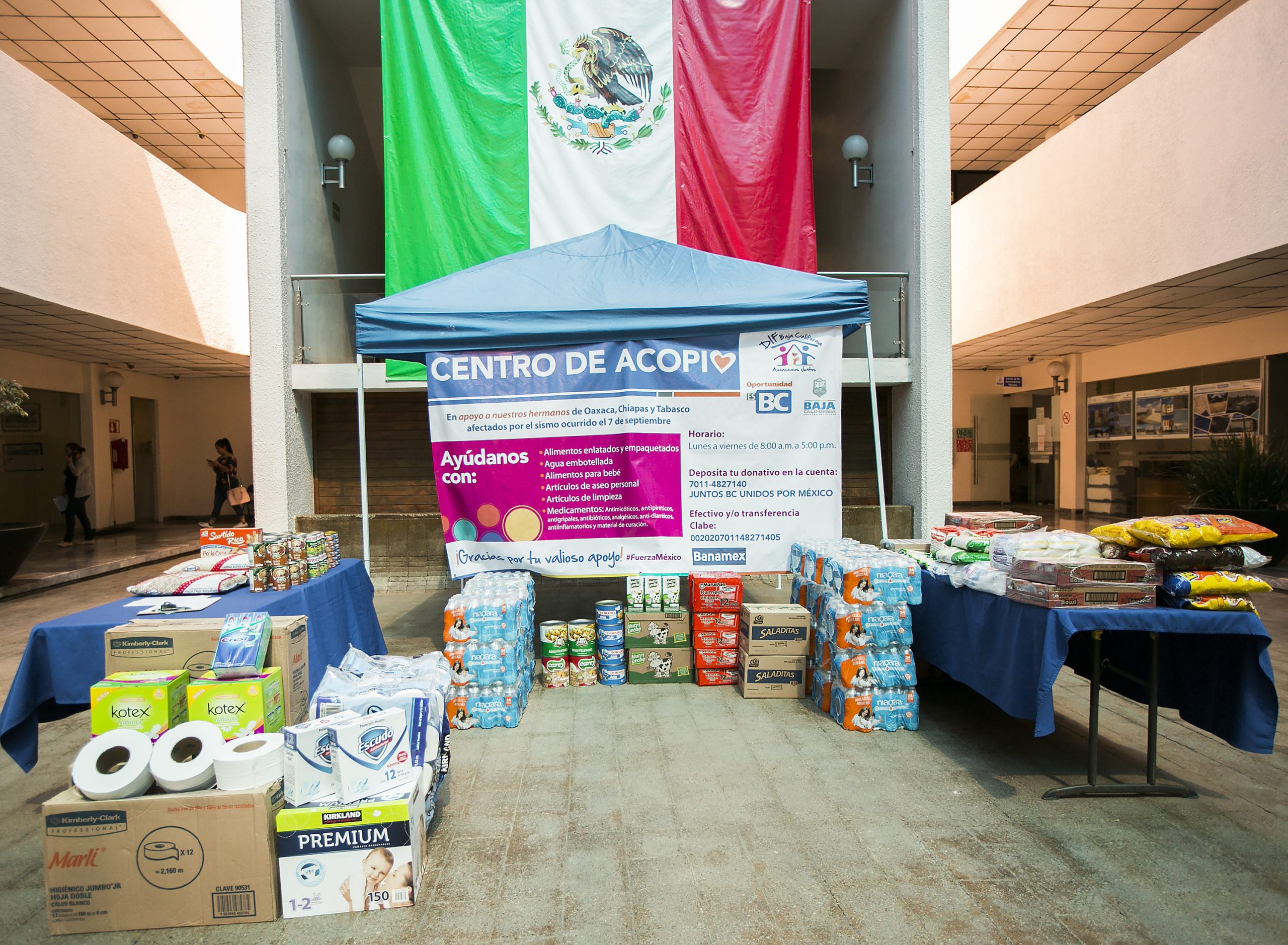 Abre Gobierno Estatal Centros De Acopio Para Apoyo A Los Damnificados